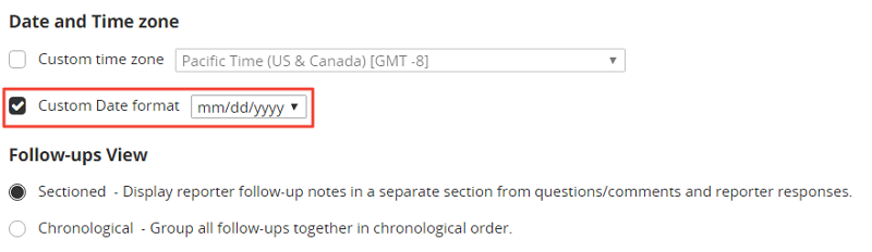 EthicsPoint: Custom Date Format