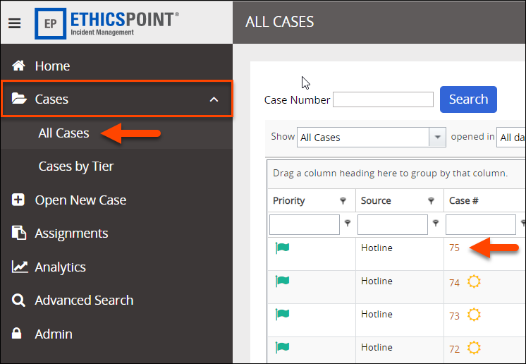 EthicsPoint: Case Management - Additional Files and Documentation